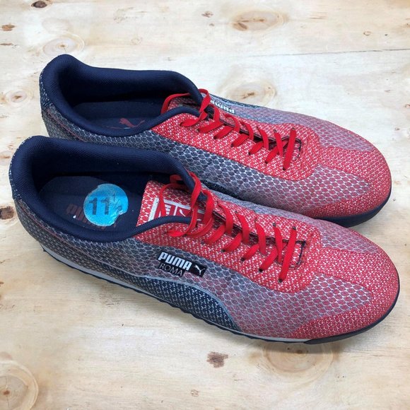 Puma | Shoes | Mens Puma Athletic Shoes Red Blue Size 5 | Poshmark